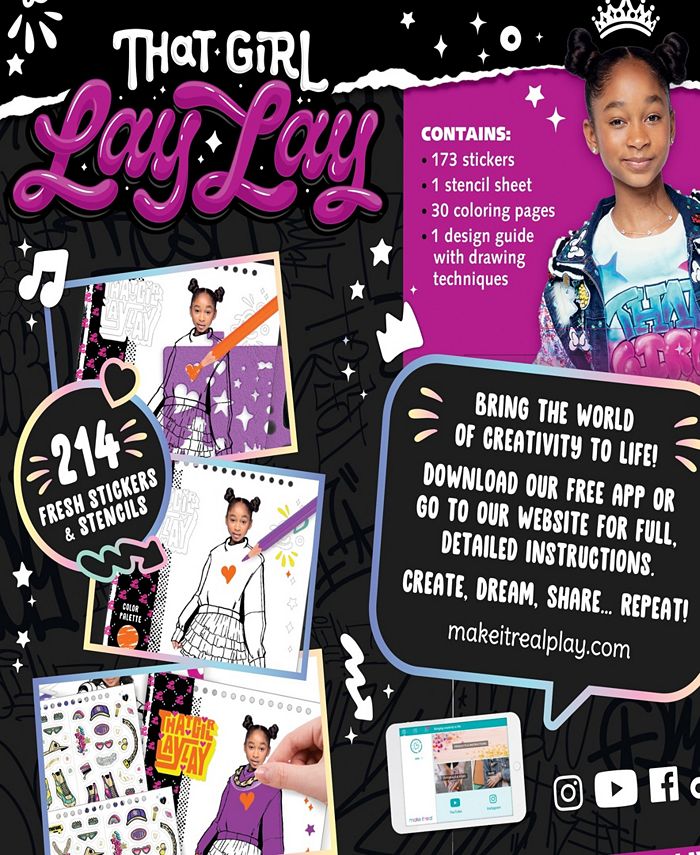 That Girl Lay Lay Fashion Design Sketchbook Make It Real, Nickelodeon ...