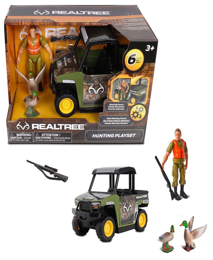Realtree Nkok Utv Duck Hunting Playset 6 Piece Free-Wheel Playset ...