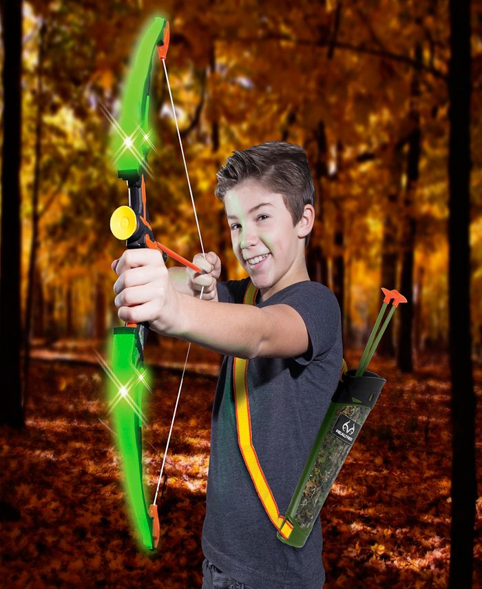 Realtree Nkok Light Up Archery Set 24.5" Green With Quiver, 25020 ...