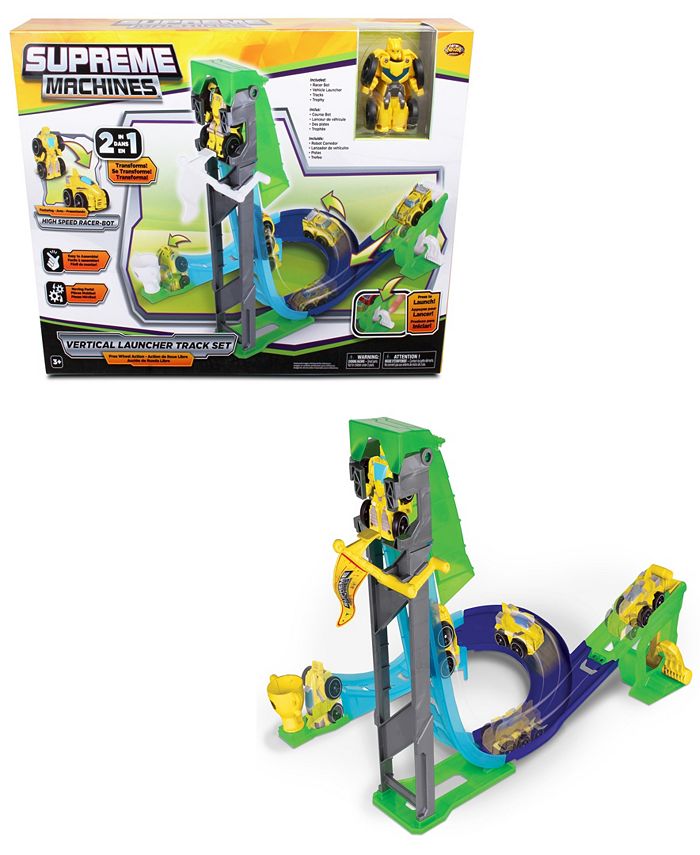 Supreme Machines Nkok High Speed Racer-Bot Vertical Launcher Track ...