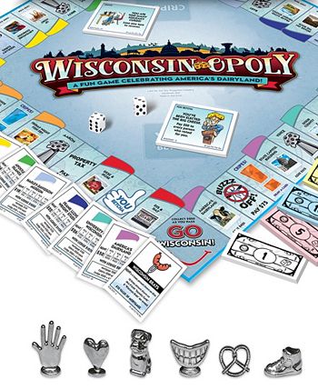 Late for the Sky Wisconsin-Opoly Classic Board Game With a Wisconsin ...