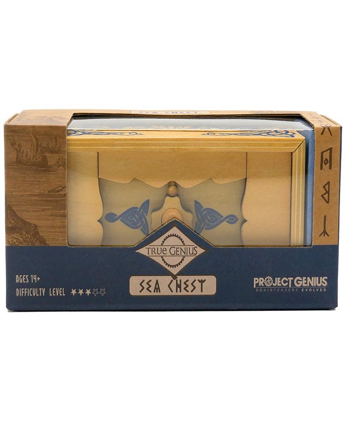 Project Genius Viking Sea Chest Gift Box Puzzle, Brain Teaser Box That ...