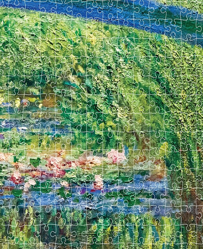 Mindbogglers Platinum 1500-Piece, Bridge Over a Pond of Water Lilies By ...