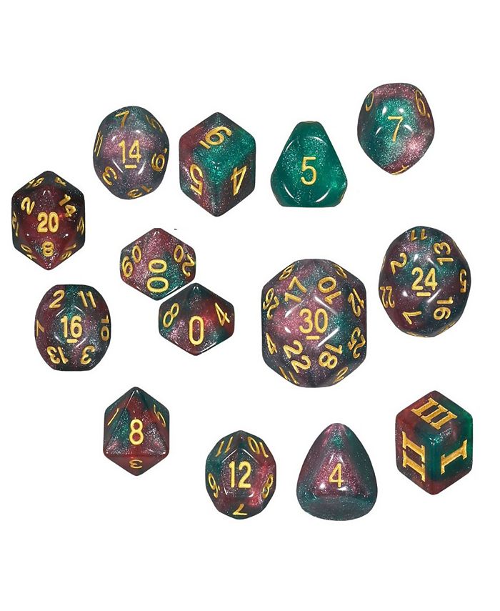 Goodman Games DCC Rpg Dice The Wizard Van's Stellar Stowaways 14 Piece ...