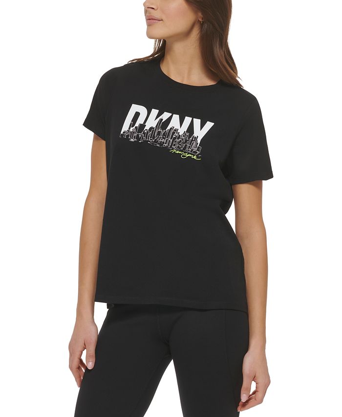 DKNY Women's Skyline Stretch T-Shirt & Reviews - Activewear - Women - Macy's