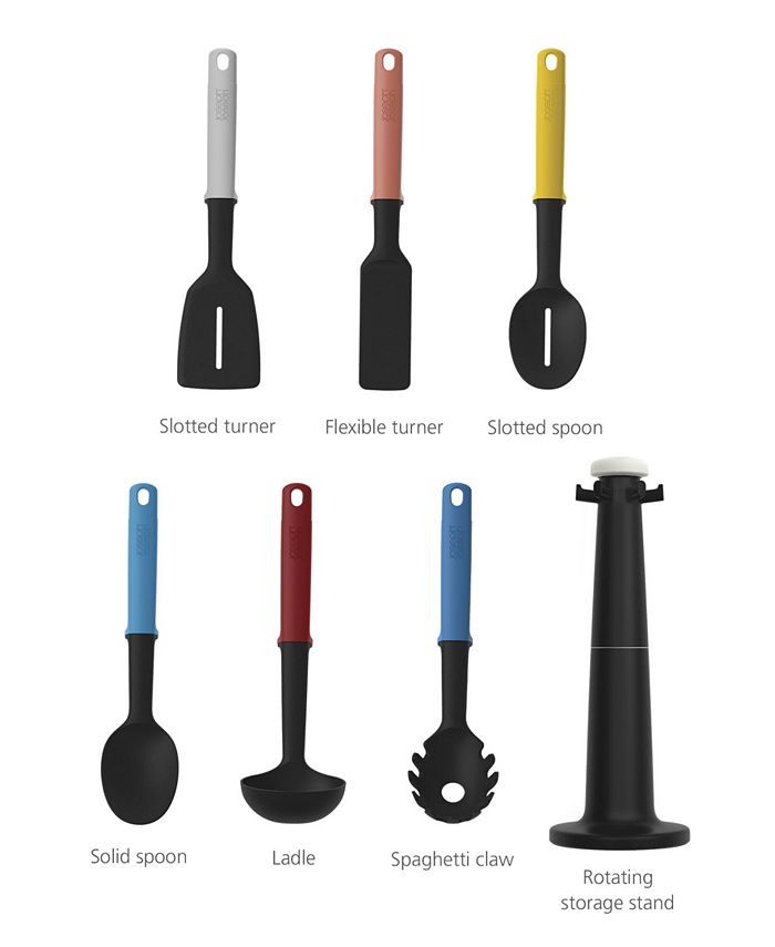 Joseph Joseph Elevate Carousel 6-Piece Utensil Set with Rotating ...