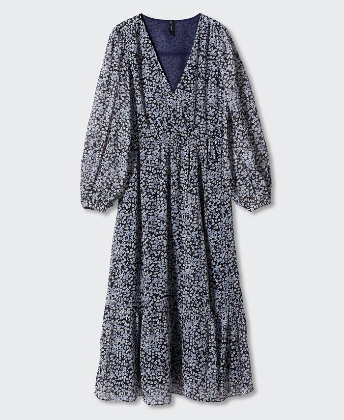 MANGO Women's Flower Print Dress - Macy's