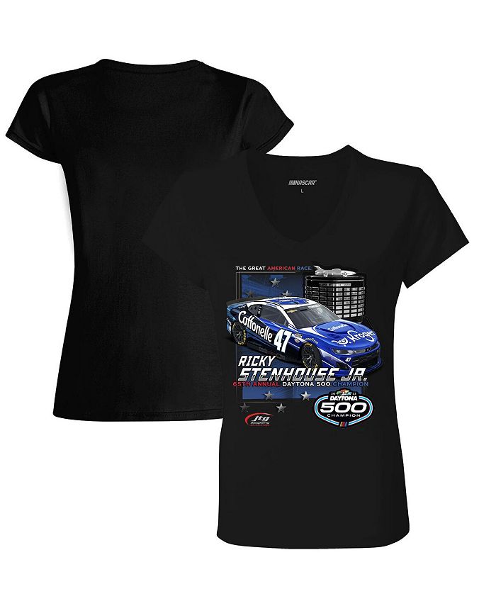 Checkered Flag Sports Women's Black Ricky Stenhouse Jr. 2023 Daytona ...