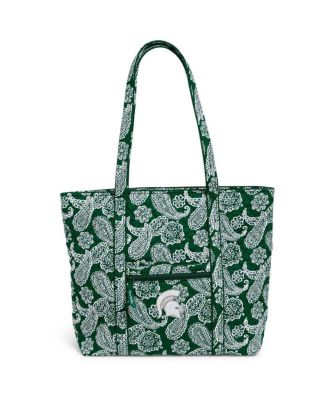 Women's Vera Bradley Michigan State Spartans Rain Garden Vera Tote Bag ...