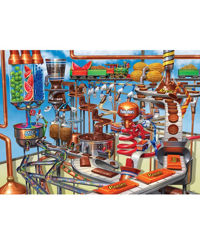 Masterpieces Hershey's Chocolate Factory - 1000 Piece Jigsaw Puzzle ...