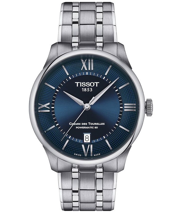 Tissot Unisex Swiss Automatic Chemin des Tourelles Powermatic 80 ...