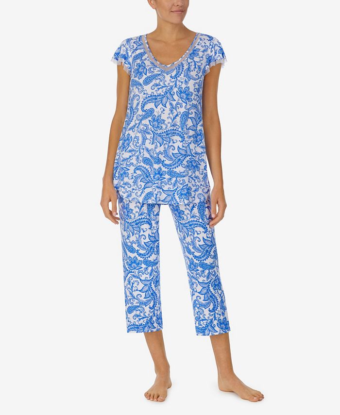 Ellen Tracy Women's Short Sleeve Pajama Set, 2 Piece - Macy's