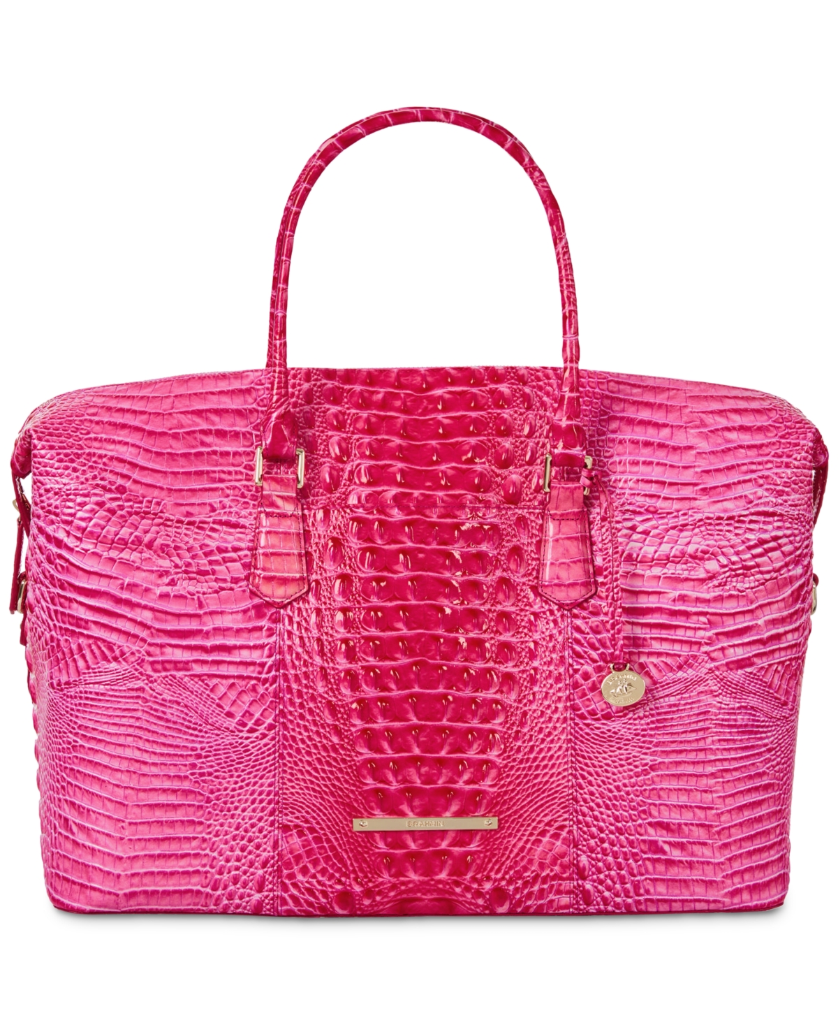 Brahmin Duxbury Weekender Pink Cosmo Melbourne In Pinkcosmo | ModeSens