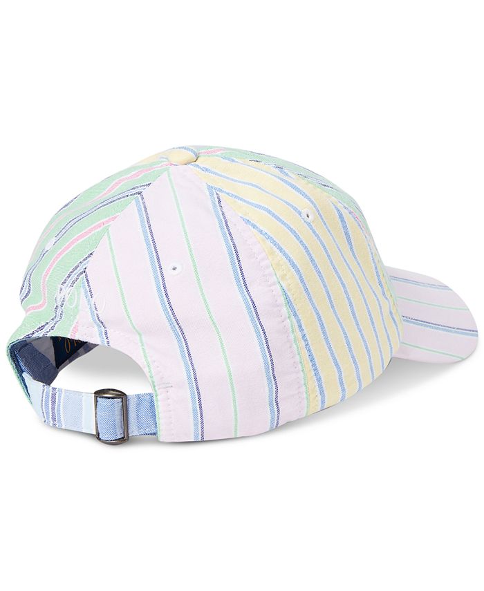 Polo Ralph Lauren Men's Striped Oxford Ball Cap - Macy's