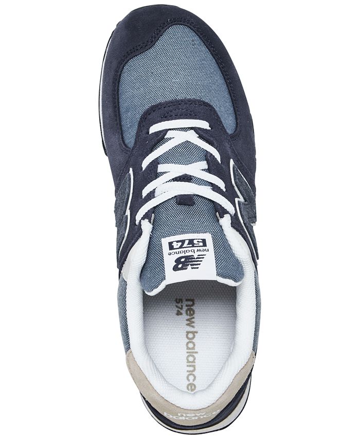 New Balance Big Kids 574 Casual Sneakers from Finish Line - Macy's