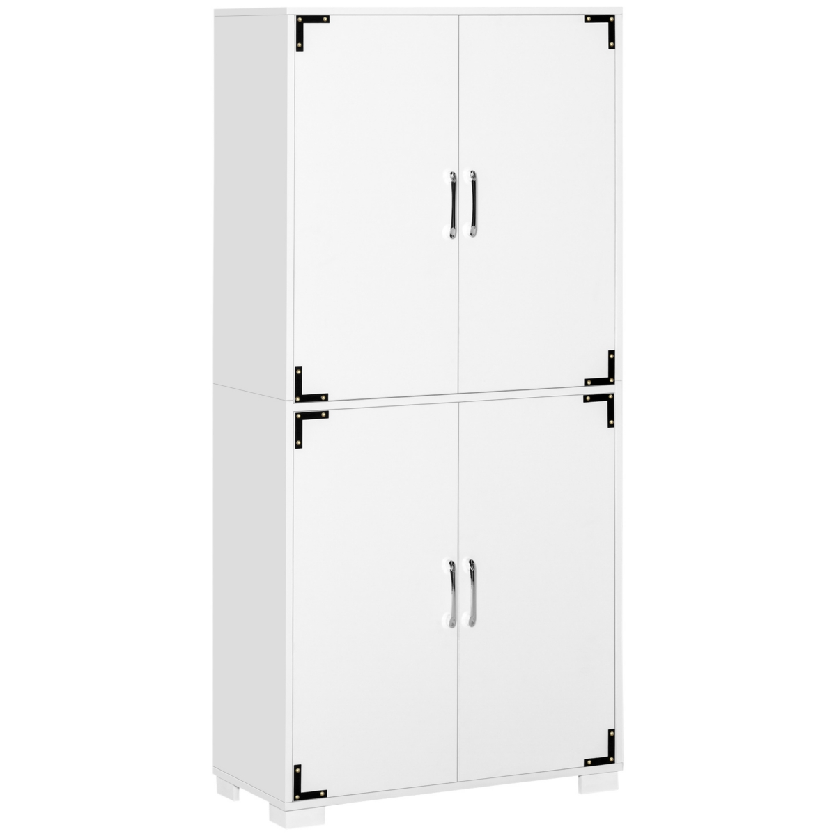 Click here for Homcom Industrial Style 4-Door Cabinet Pantry Cupb... prices