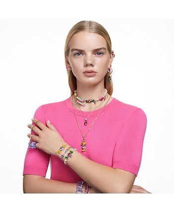 Swarovski Crystal Round Cut Green Matrix Ring - Macy's