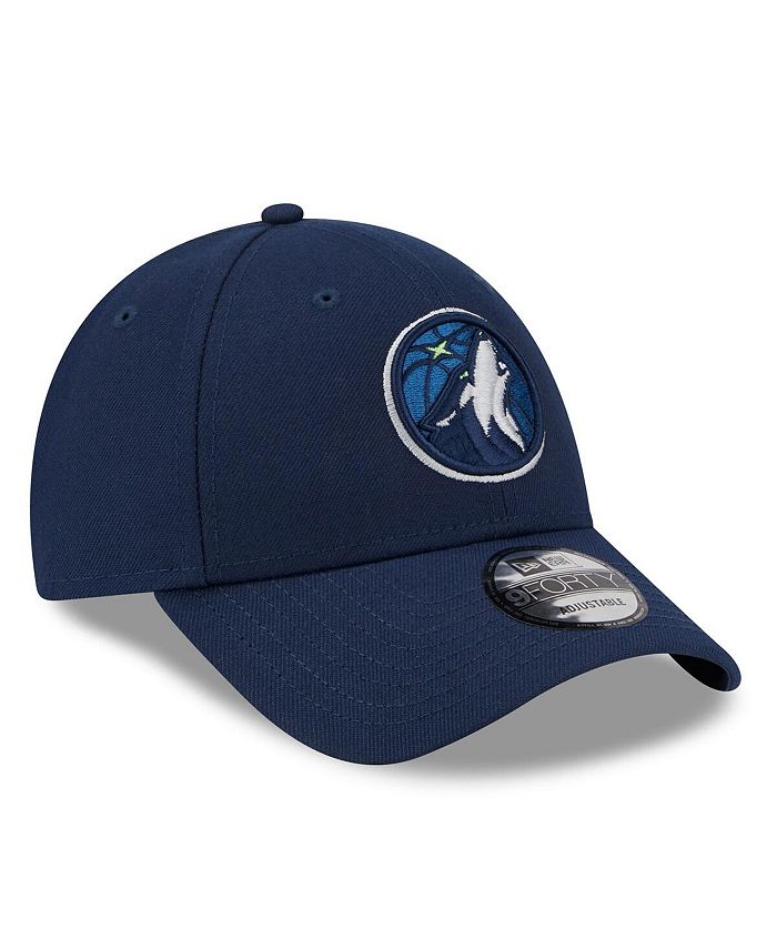 New Era Men's Navy Minnesota Timberwolves The League 9FORTY Adjustable ...