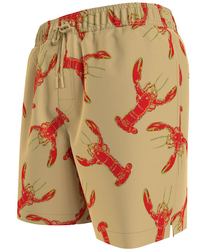 Tommy Hilfiger Andy Warhol x Men's Lobster Print Swim Trunks - Macy's