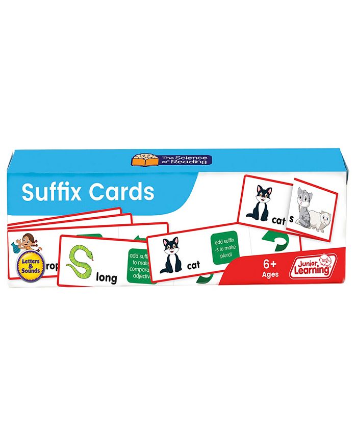 Junior Learning Suffix Flashcards - Macy's