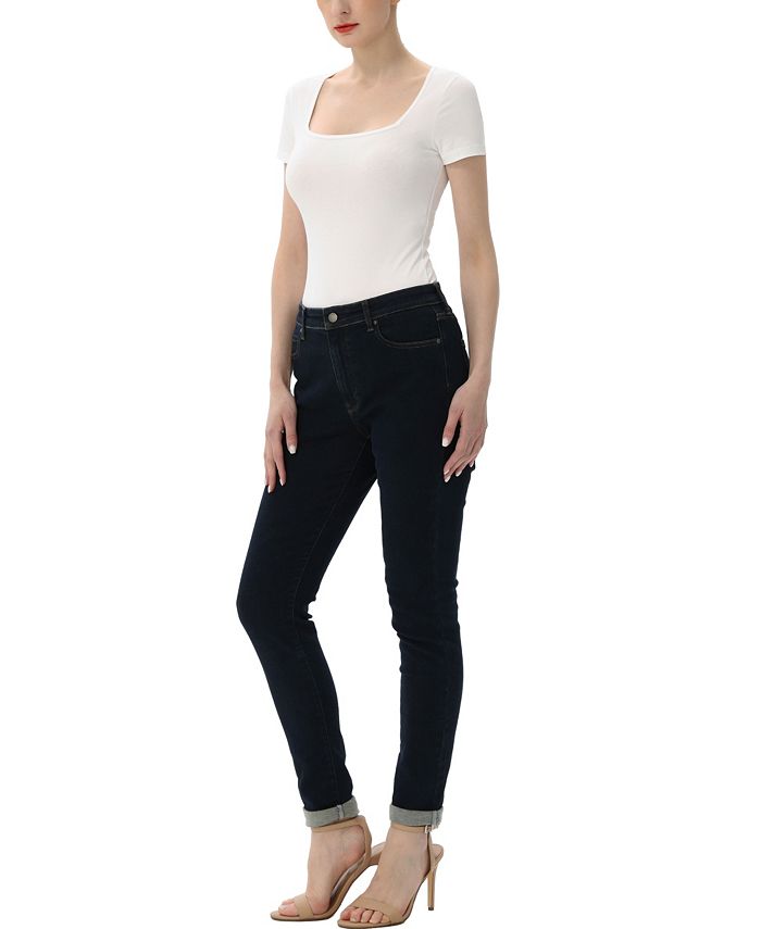 kimi + kai Women's Square Neck Basic Bodysuit Top - Macy's