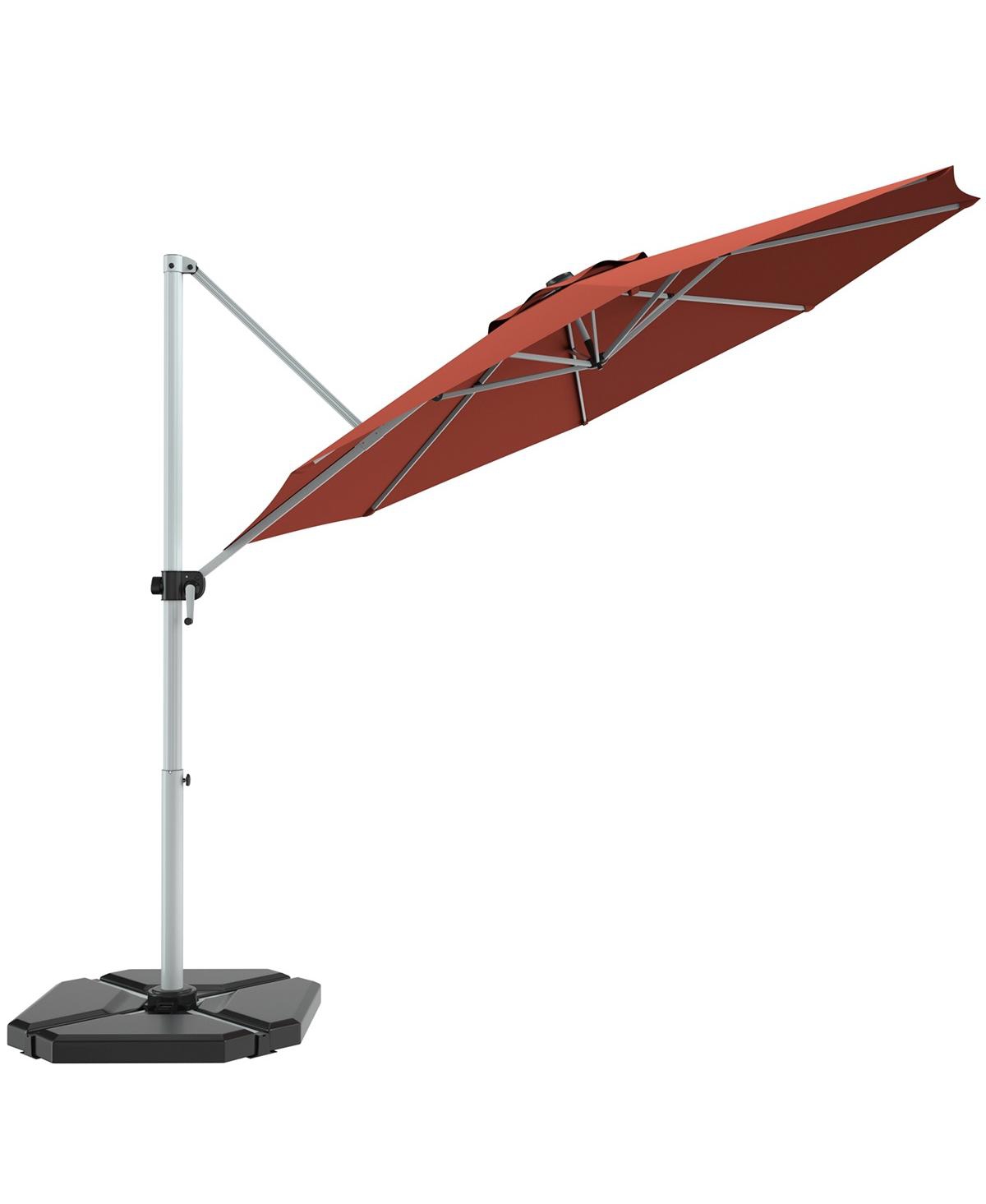Click here for 11 Patio Cantilever Offset Umbrella 360 degrees Ro... prices