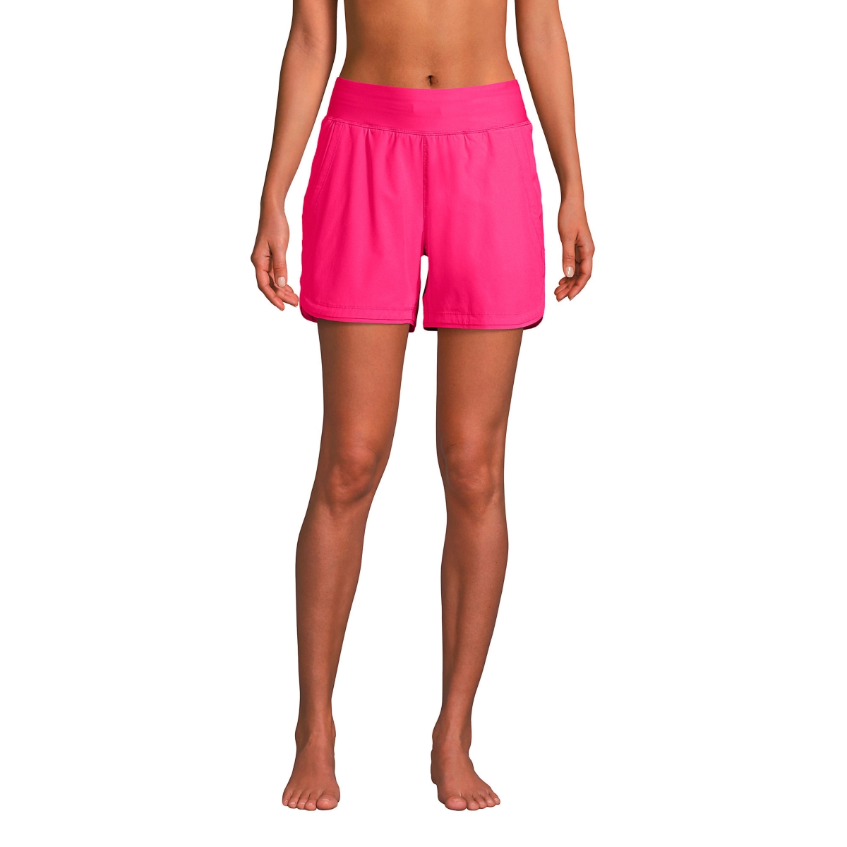 Click here for Lands End Womens SunShade Upf 50 5 Board Shorts wi... prices