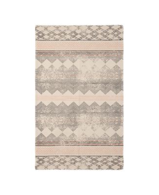 French Connection Stonewash Printed Cotton 28" x 48" Boris Strawberry ...