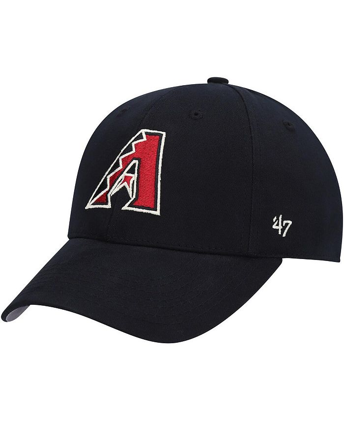 '47 Brand Big Boys and Girls Black Arizona Diamondbacks MVP Adjustable ...