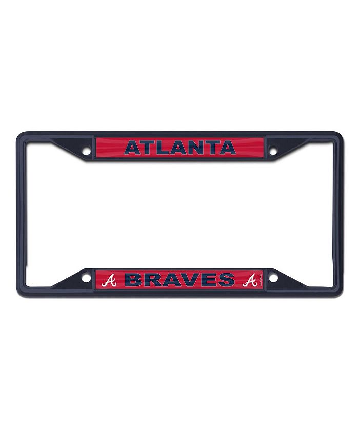 Wincraft Atlanta Braves Chrome Color License Plate Frame - Macy's