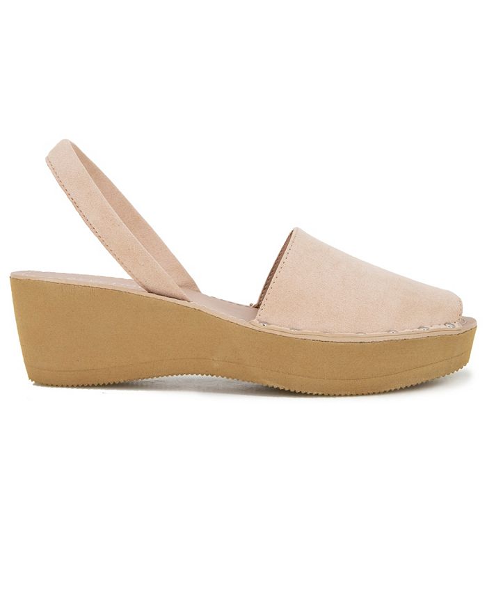 Kenneth Cole Reaction Women's Fine Glass Studs Wedge Sandals - Macy's