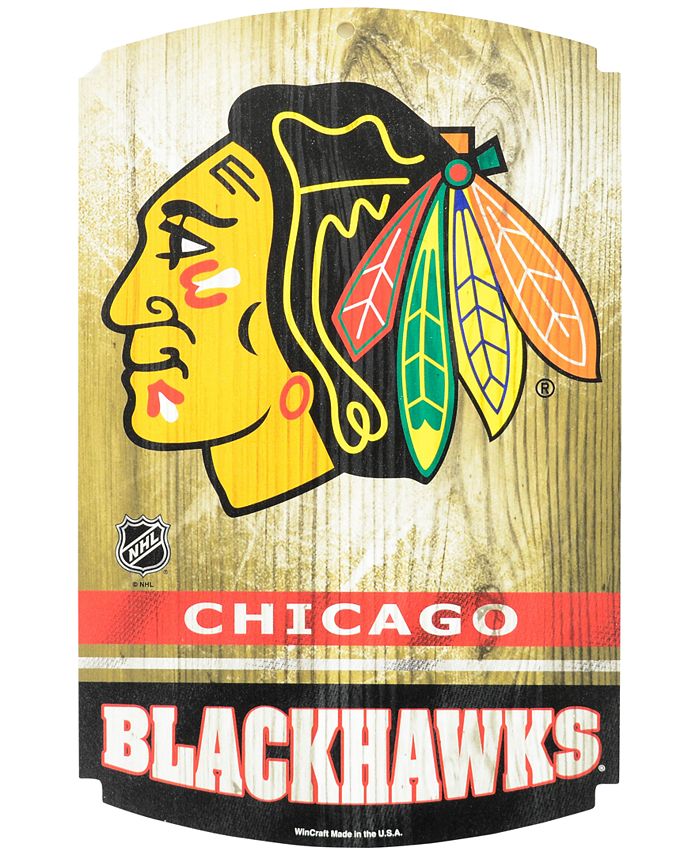 Wincraft Chicago Blackhawks Wood Sign & Reviews - Sports Fan Shop By ...