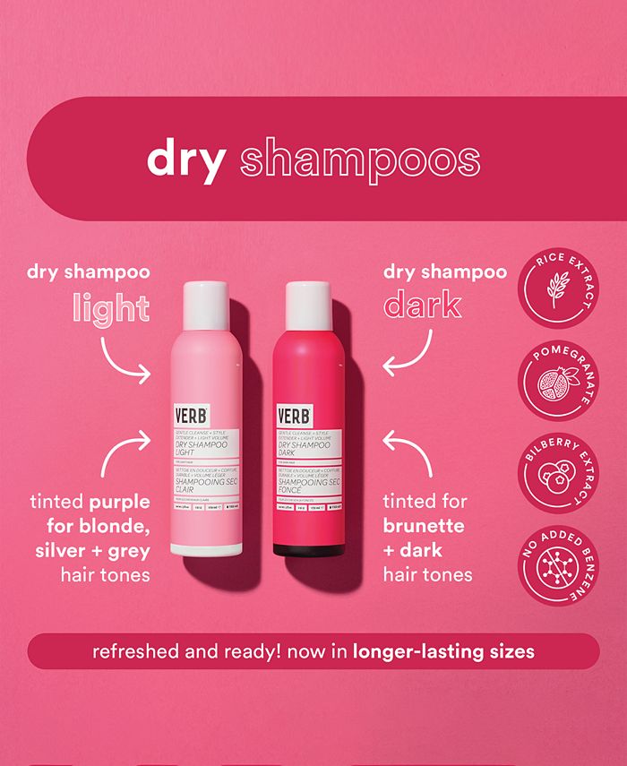 Verb Dry Shampoo Light, 5 oz. - Macy's
