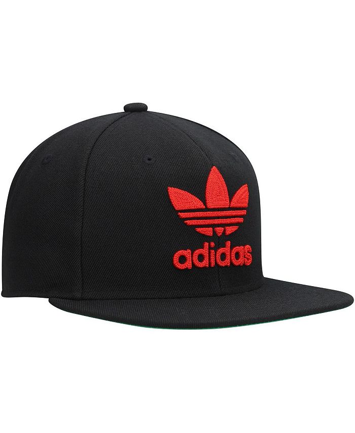 adidas Men's Black Trefoil Chain Snapback Hat - Macy's