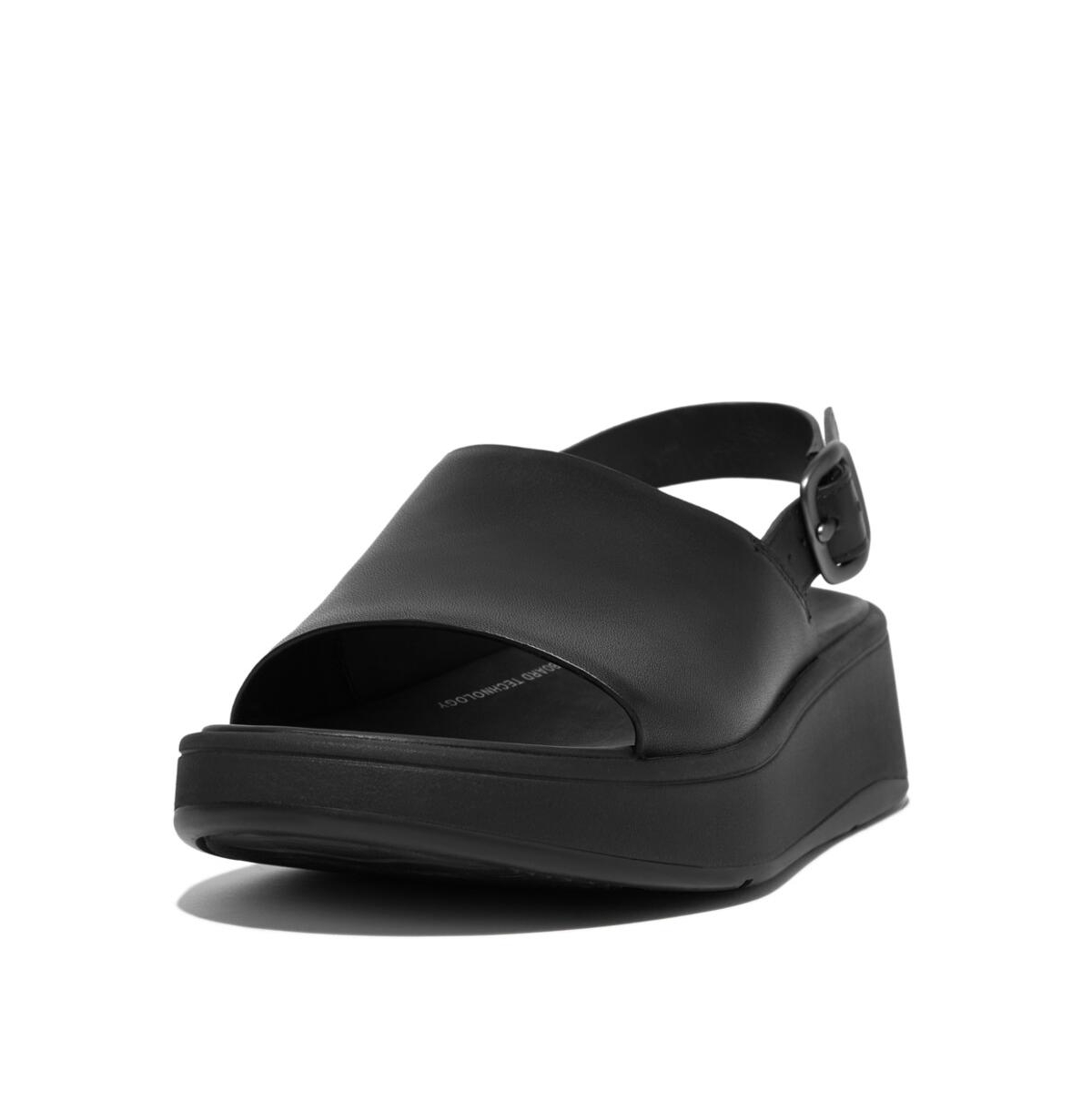 FitFlop Women's F-Mode Leather Flatform Back-Strap Sandals Women's ...