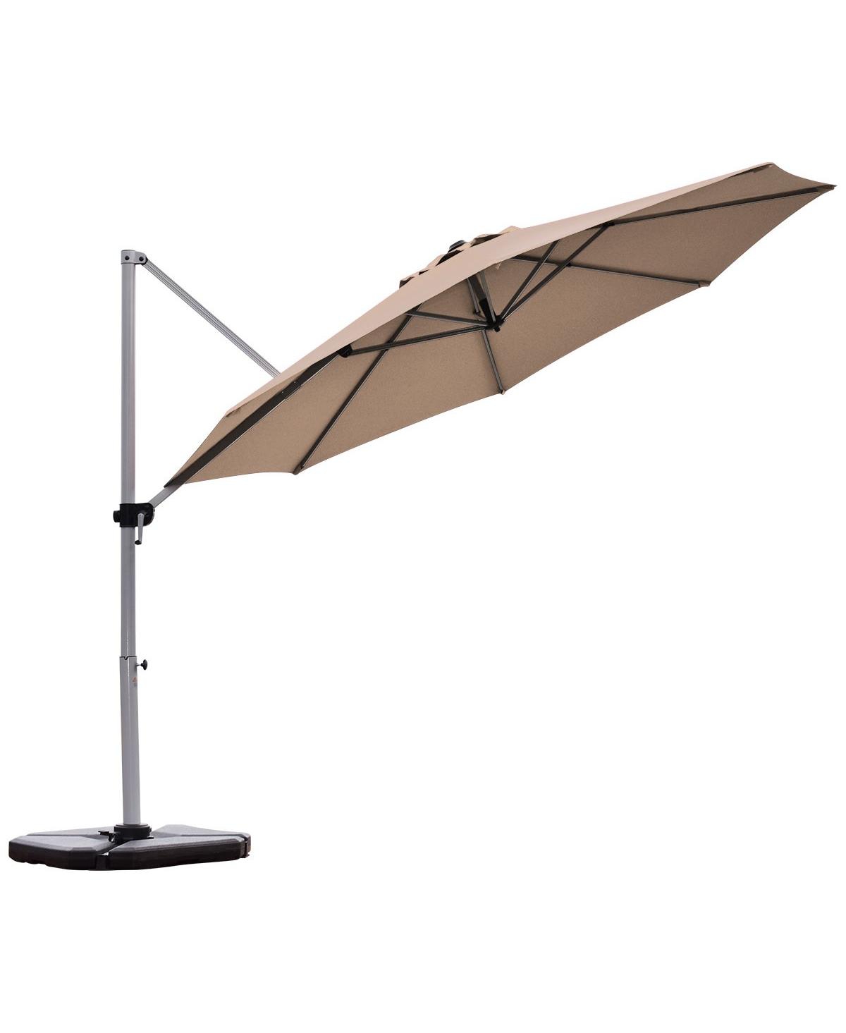 Click here for 11 Patio Cantilever Offset Umbrella 360 degrees Ro... prices