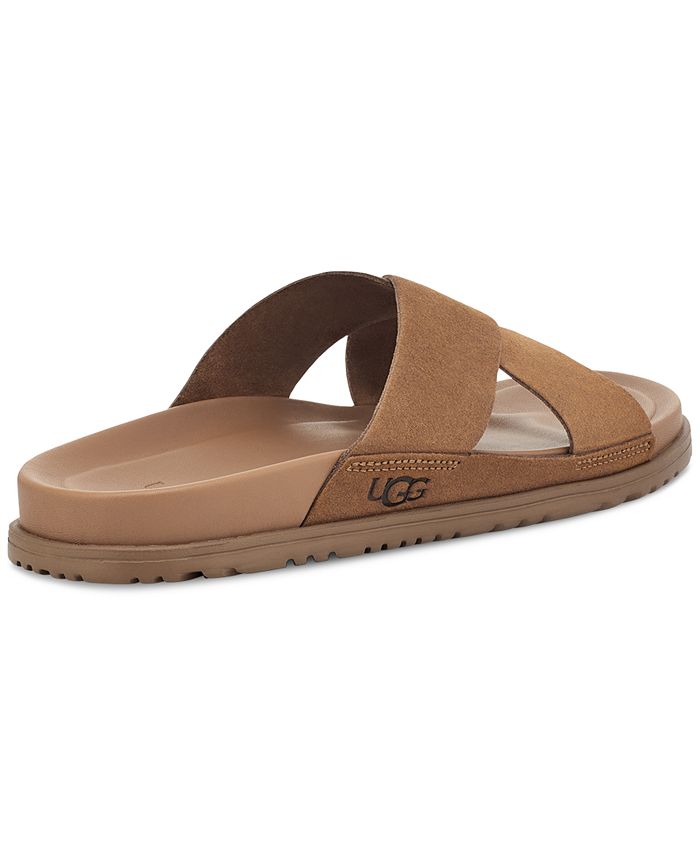 UGG® Men's Wainscott Suede Slip-On Slide Sandal & Reviews - All Men's ...