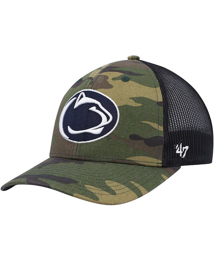 '47 Brand Men's Camo, Black Penn State Nittany Lions Team Logo Trucker ...