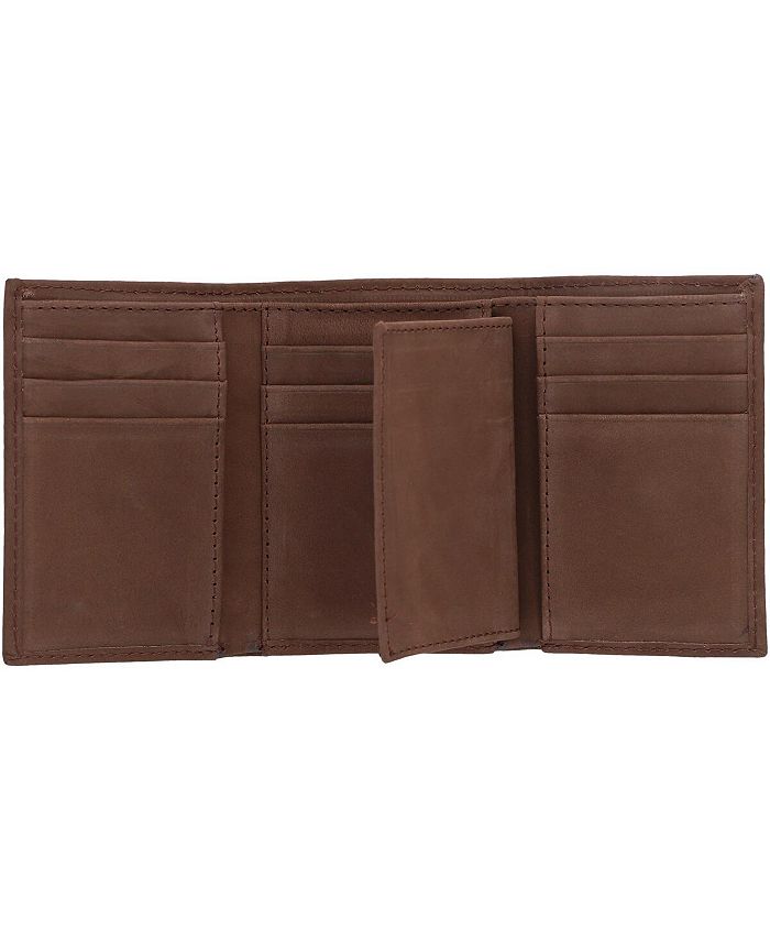 Eagles Wings Men's Philadelphia Phillies Leather Trifold Wallet with ...