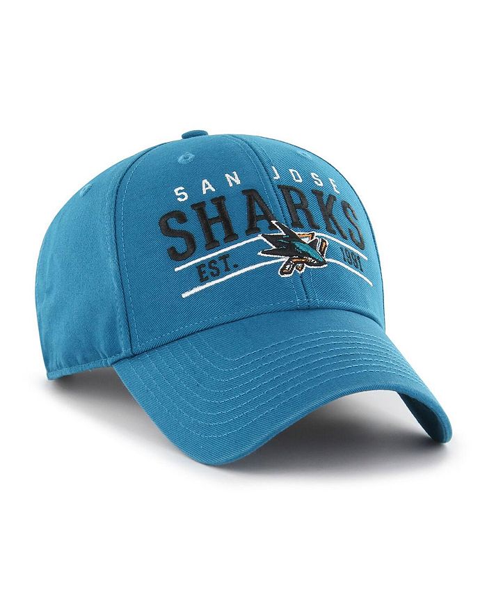'47 Brand Men's Teal San Jose Sharks Centerline MVP Adjustable Hat - Macy's
