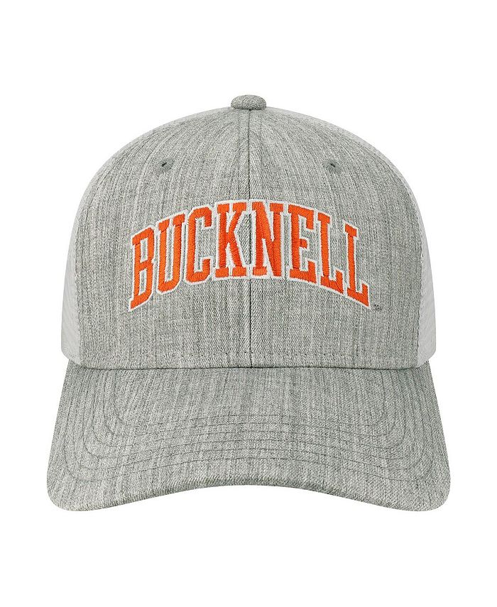 Legacy Athletic Men's Heather Gray, White Bucknell Bison Arch Trucker ...