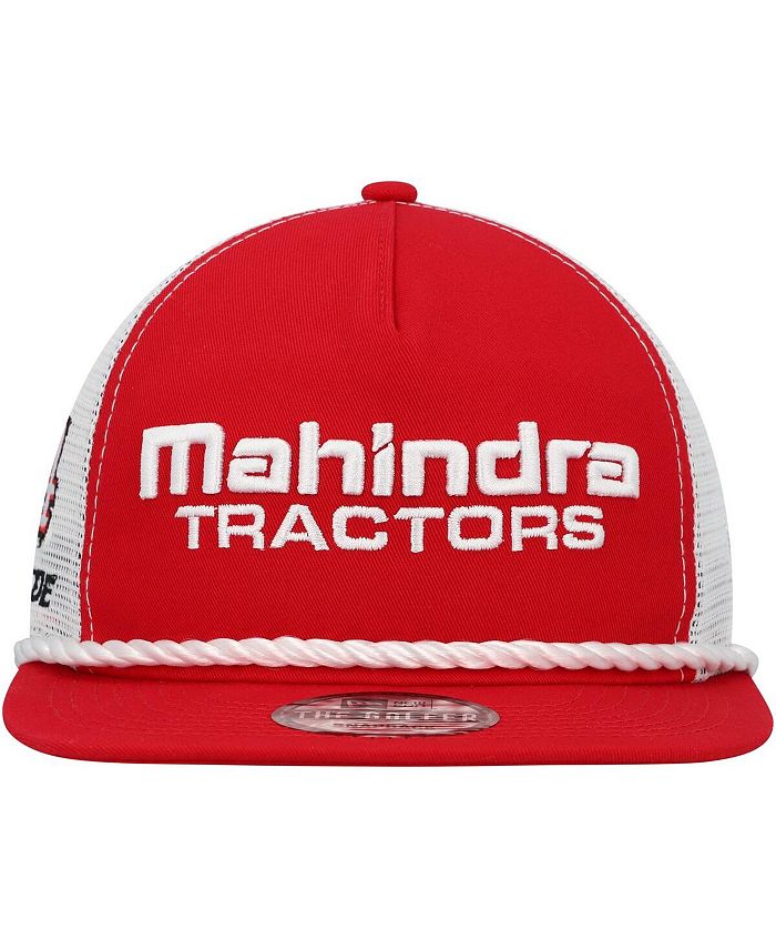 New Era Men's Red, White Chase Briscoe Mahindra Golfer Snapback Hat ...