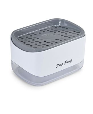 Cheer Collection Soap Dispensing Sponge Holder - Macy's