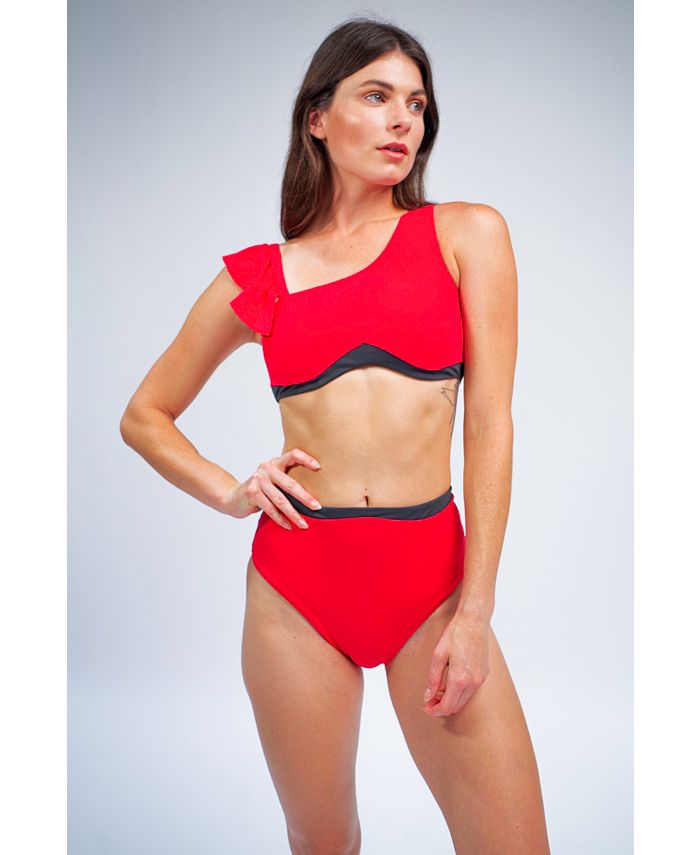Mary Mercedes Swim Women's Rafaela contouring bikini bottom - Macy's