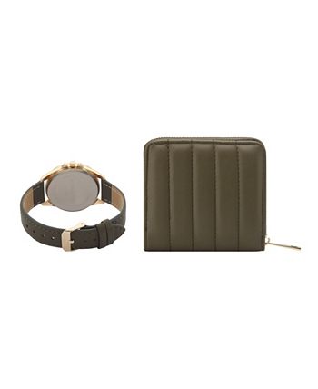Alexis Bendel Women's Analog Green Polyurethane Strap Watch, 40mm and ...