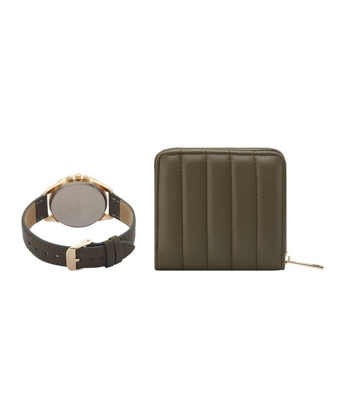 Alexis Bendel Women's Analog Green Polyurethane Strap Watch, 40mm and ...