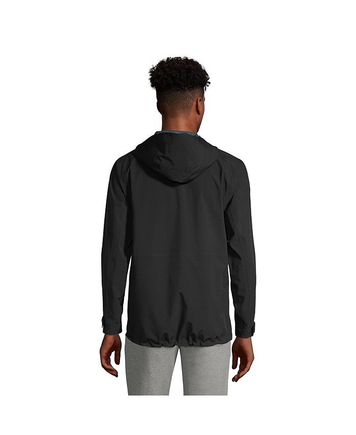 Lands' End Men's Waterproof Hooded Packable Rain Jacket & Reviews - Men ...