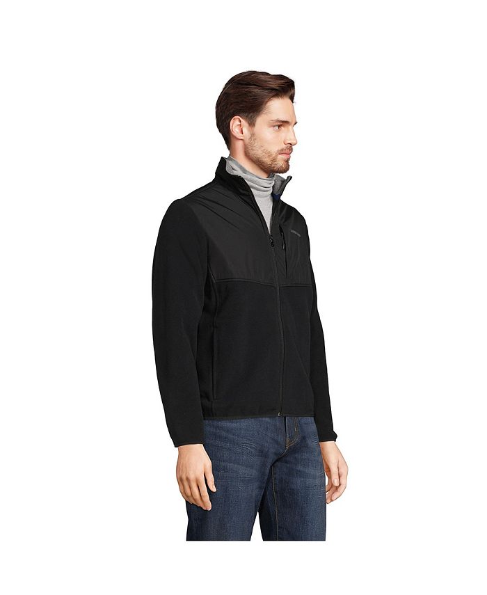 Lands' End Men's Fleece Full Zip Jacket - Macy's