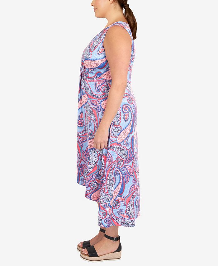 Ruby Rd. Plus Size Puff Paisley Dress & Reviews - Dresses - Plus Sizes ...