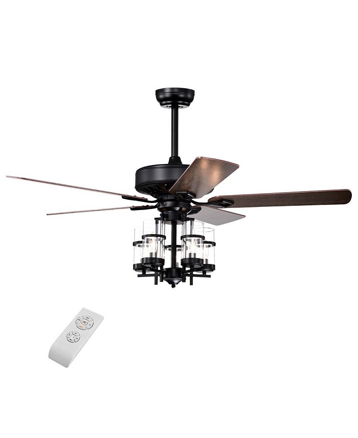 Costway 50'' Ceiling Fan with Light Classic Ceiling Fan Lamp w ...